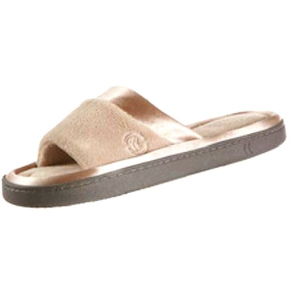 isotoner | Shoes | Isotoner Womens Microterry Satin Trim Wider Width ...